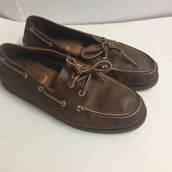 Chaps | Shoes | Chaps Leather Shoes Casual Brown Loafers 963406 Mens ...